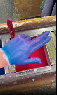 Dipping your hand in candle wax - ASMR experience