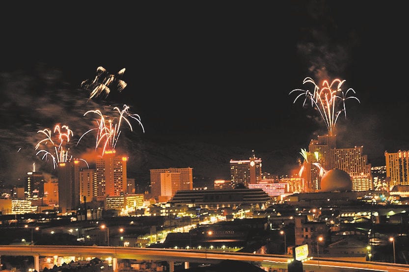 Where to see fireworks in Reno, Tahoe on New Year's Eve 2025