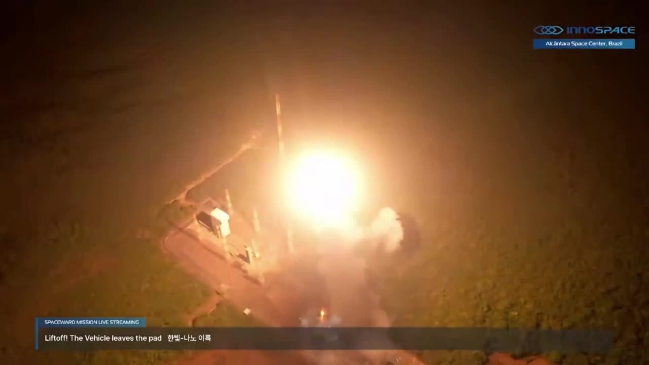 South Korean company Innospace launches rocket in Brazil
