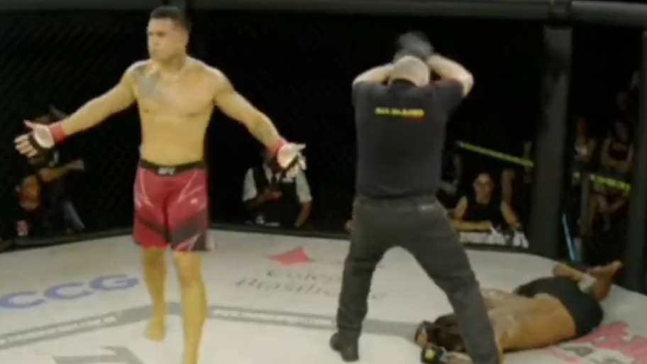 Debuting MMA fighter obliterates opponent with jaw-dropping KO sequence