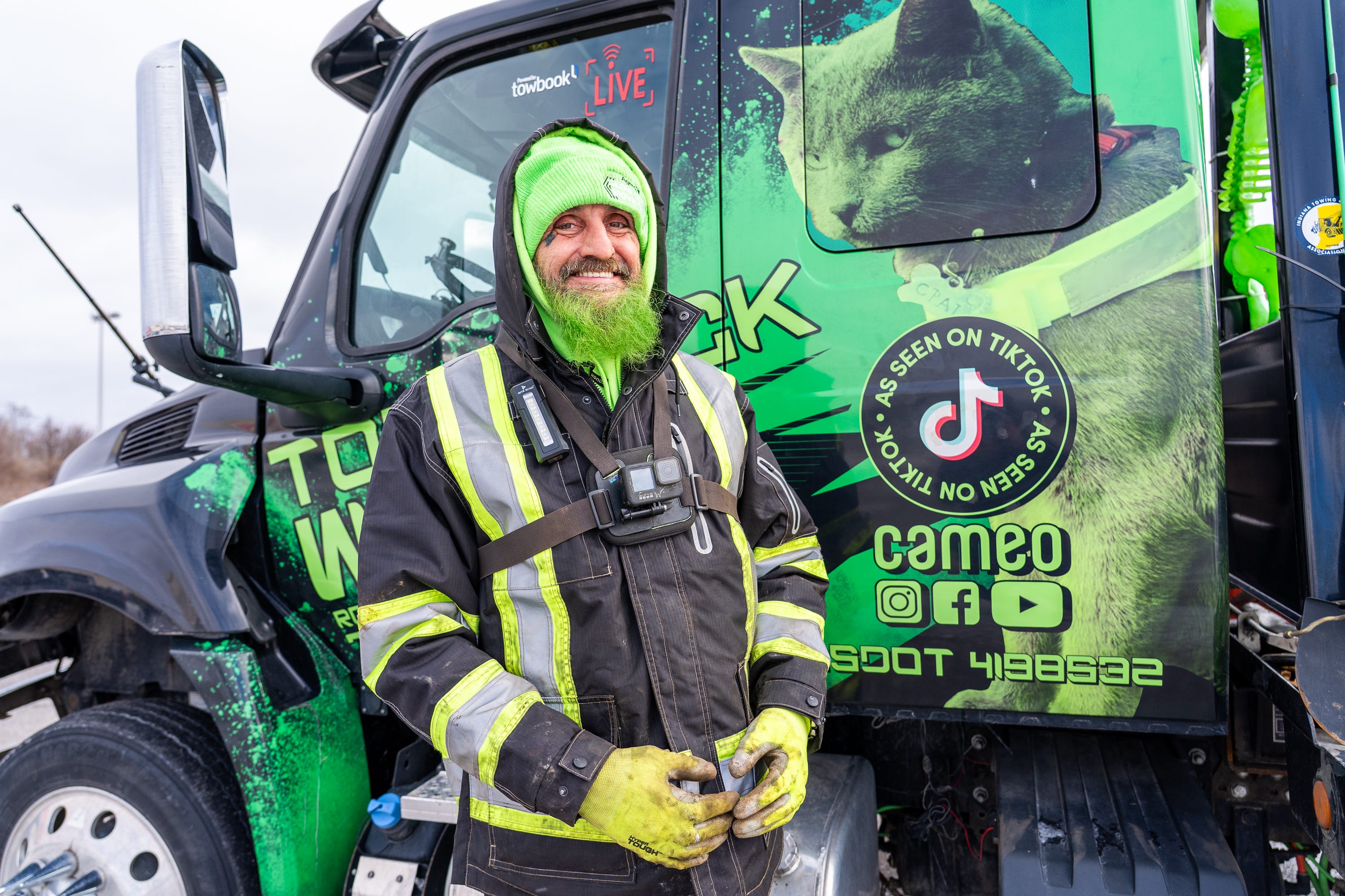 'I was just hooked.' Meet Indy's TikTok-famous tow truck driver