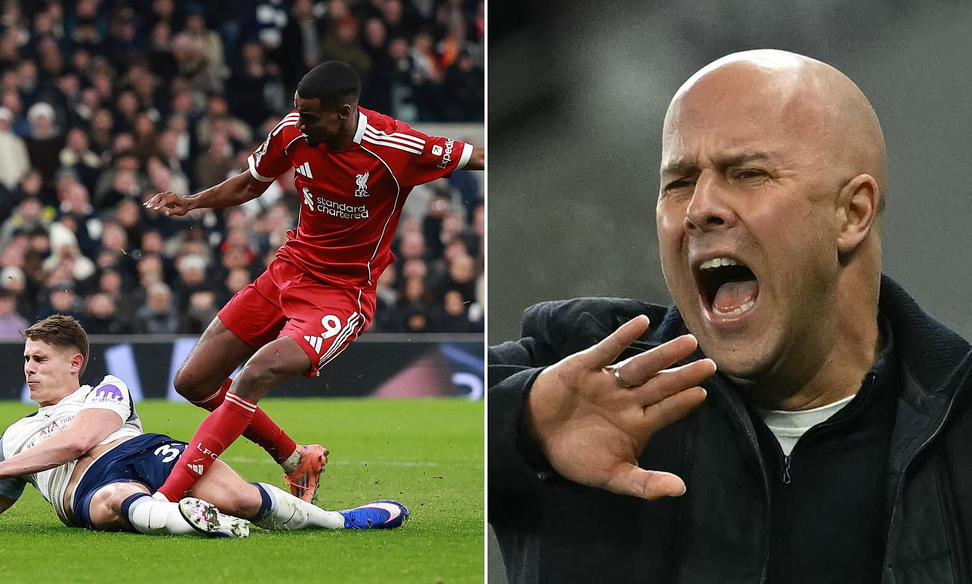 Arne Slot hits out at 'reckless' Micky van de Ven tackle which left ...