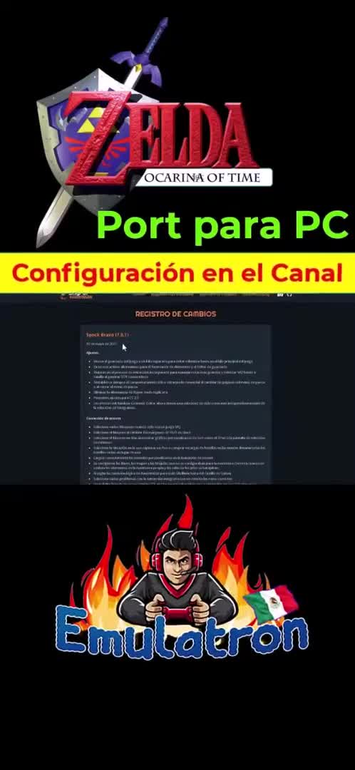 The Legend of Zelda - Ocarina del Tiempo - port para PC
