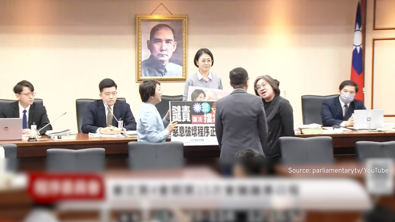 Legislature gets heated over President Lai impeachment proceedings