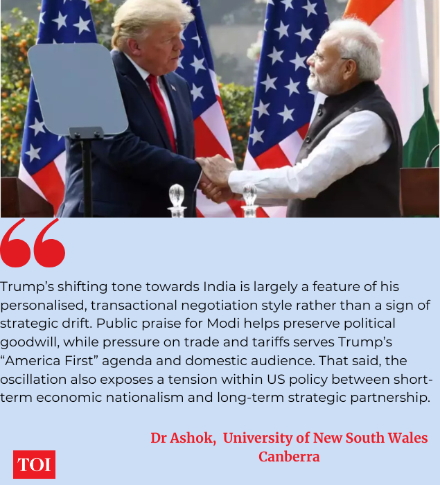 From 'great friend Modi' to 50% tariffs: Decoding India–US ties in the ...