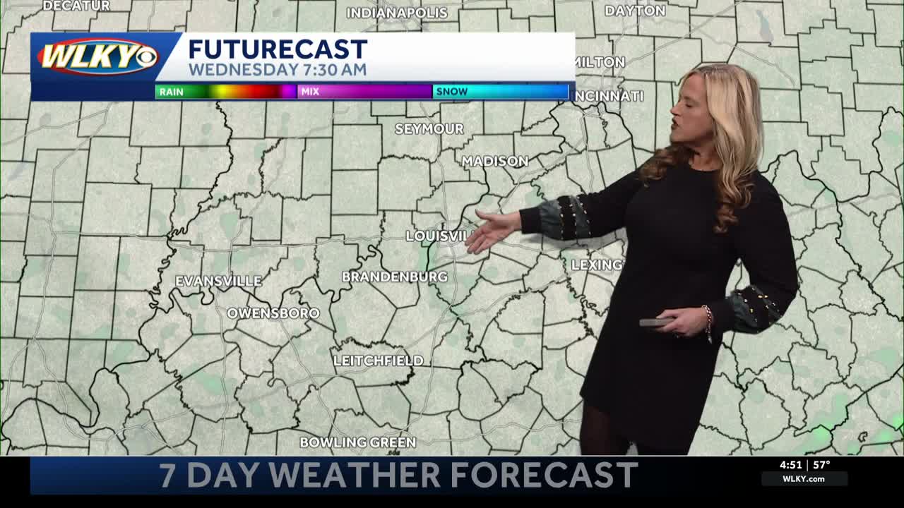 Areas of drizzle but mild Tuesday