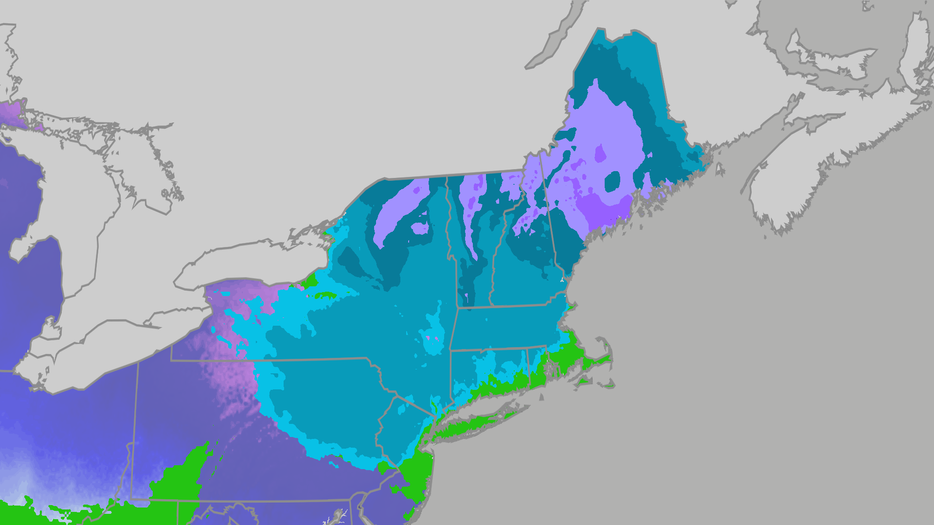 Winter storm pushing through Northeast ahead of Christmas