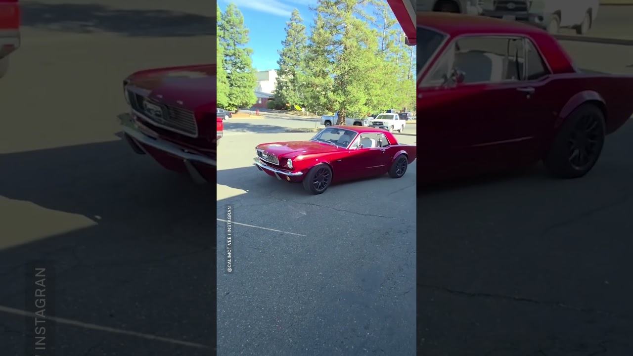 Tesla technology transforms a classic 1966 Ford Mustang build