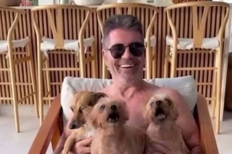 Simon Cowell poses up a storm in shirtless snaps on Barbados Christmas ...