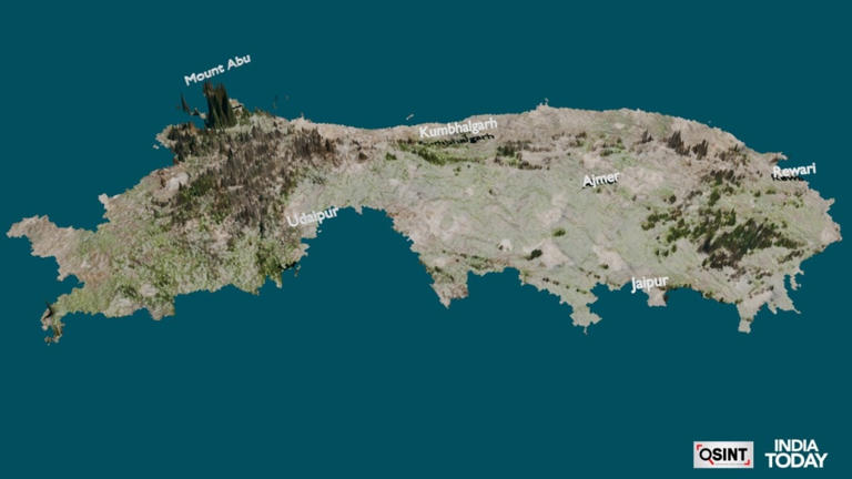 The Aravalli you've never seen: 3D maps reveal a vanishing mountain range