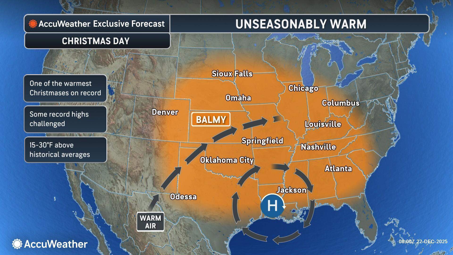GA facing near record hot weather on Christmas Day. Here's how hot ...