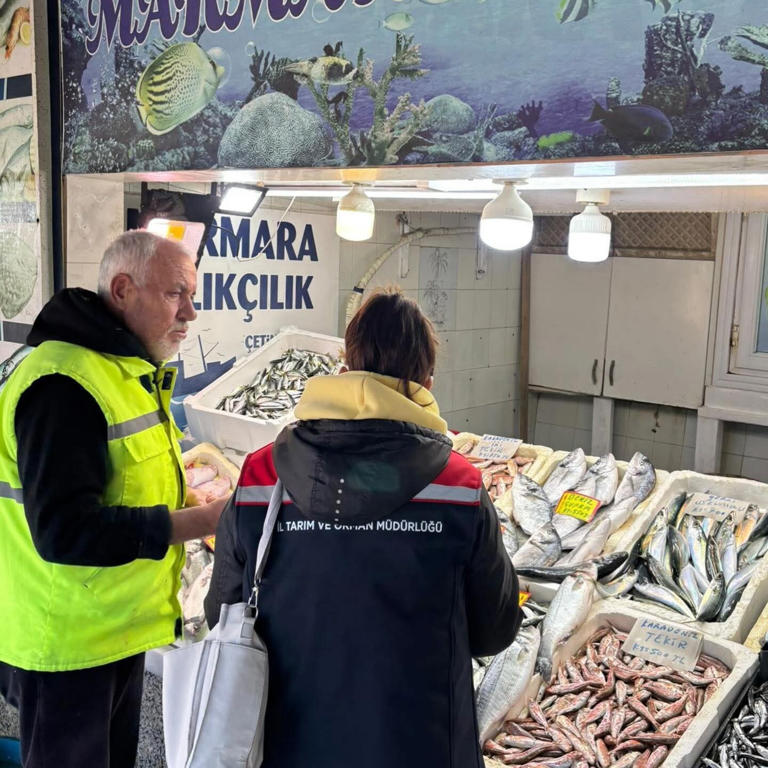 Tekirdağ’da perakende balık satış noktalarına sıkı denetim
