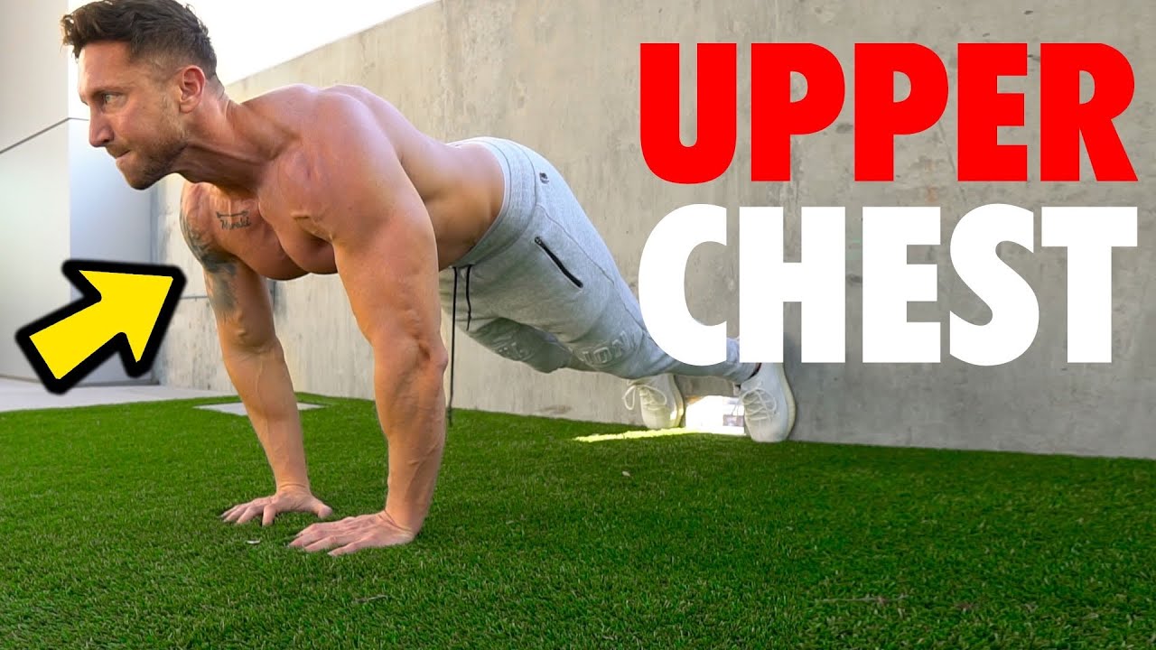 Upper chest workout at home needs zero equipment for results