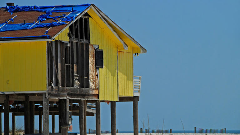 What does it mean when you see a house on stilts?