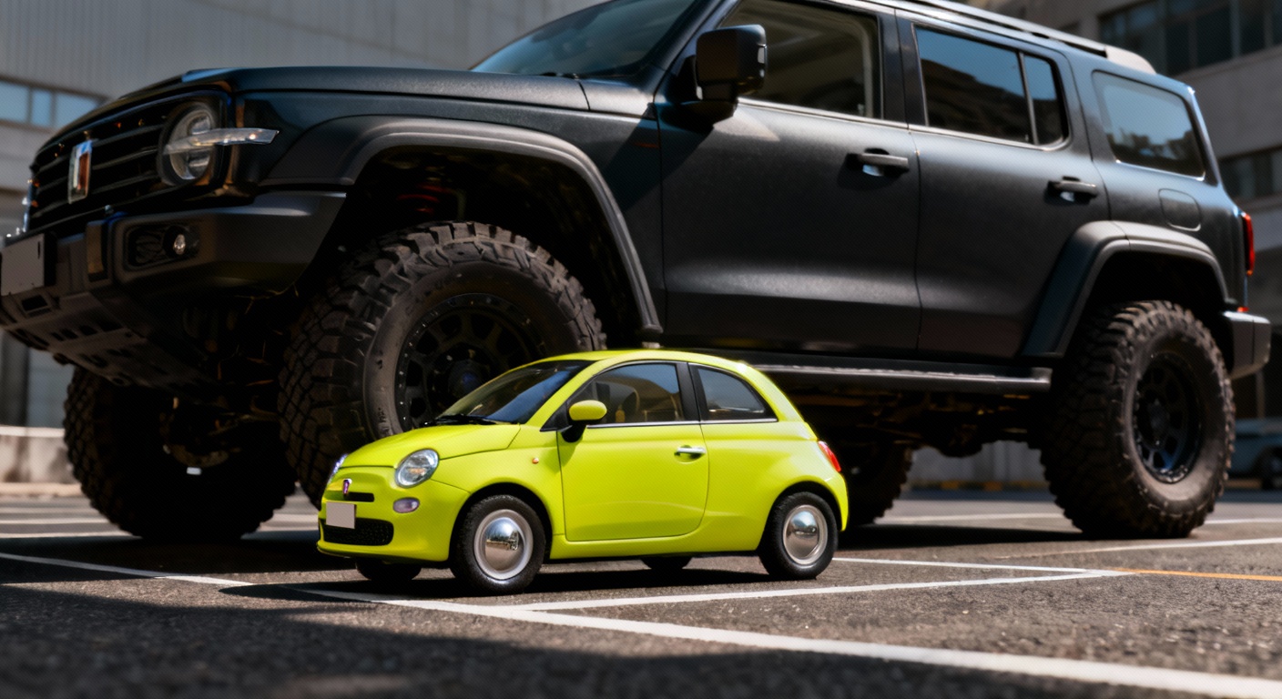 Danger sur la route : Les petites voitures sont-elles condamnées face à ...