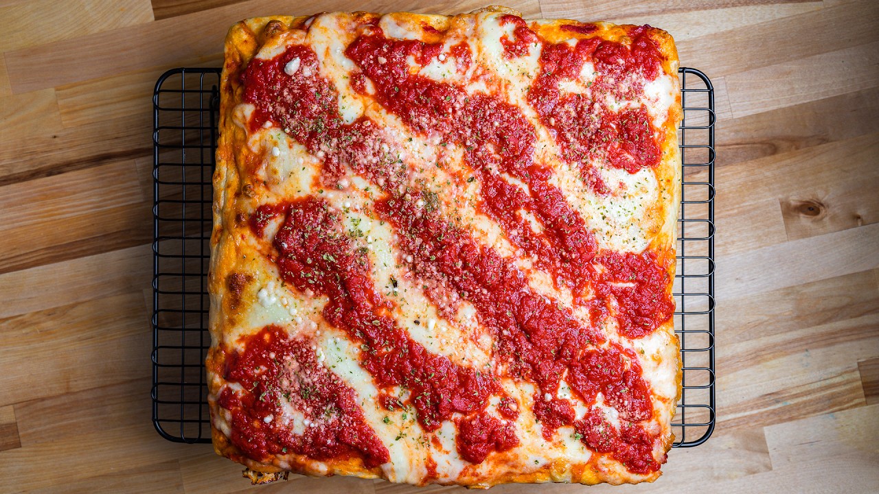 How to make perfect NY Sicilian pizza in a home oven