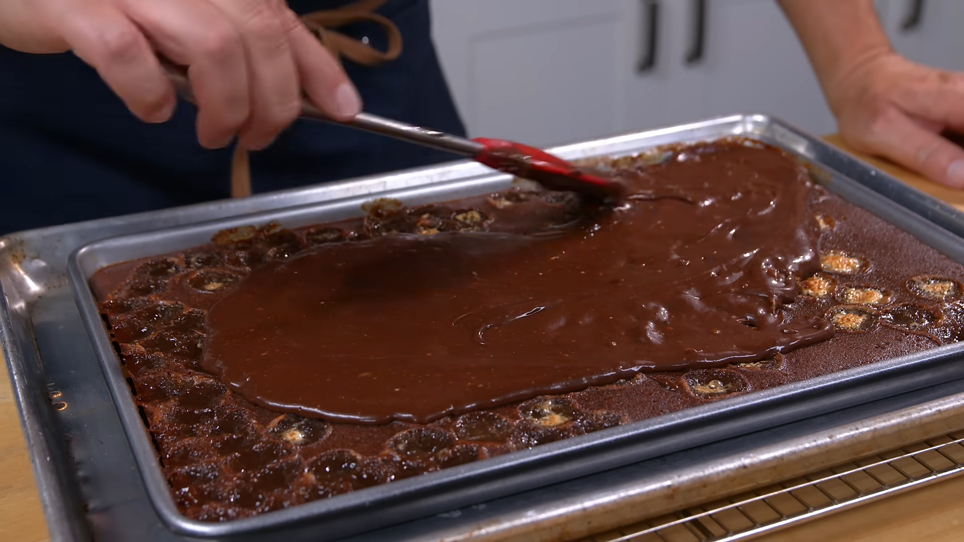 What happens when tomato juice, 7Up, and marshmallow cake collide