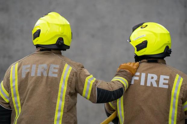 Firefighters tackle early-morning car fire on M25 near Dartford