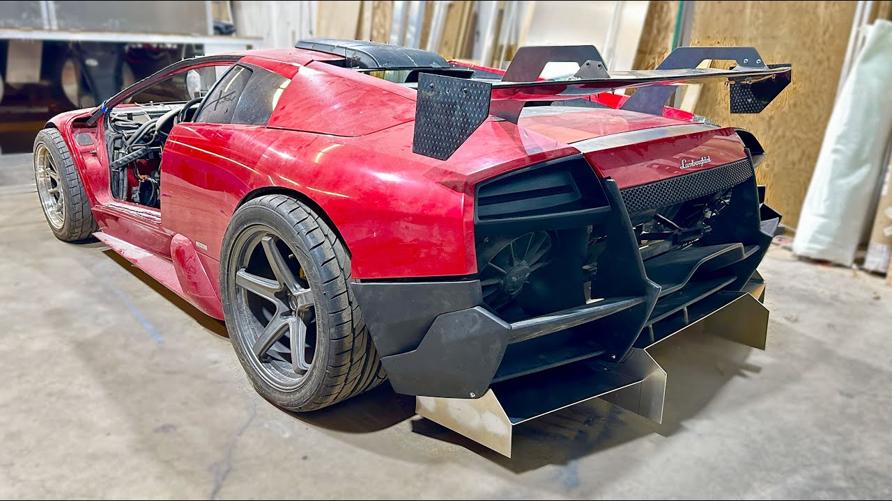 Installing a custom rear diffuser & tail lights on the cheapest ...