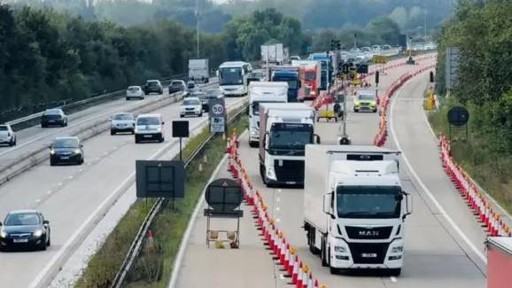 M20 reopens after removal of contraflow system