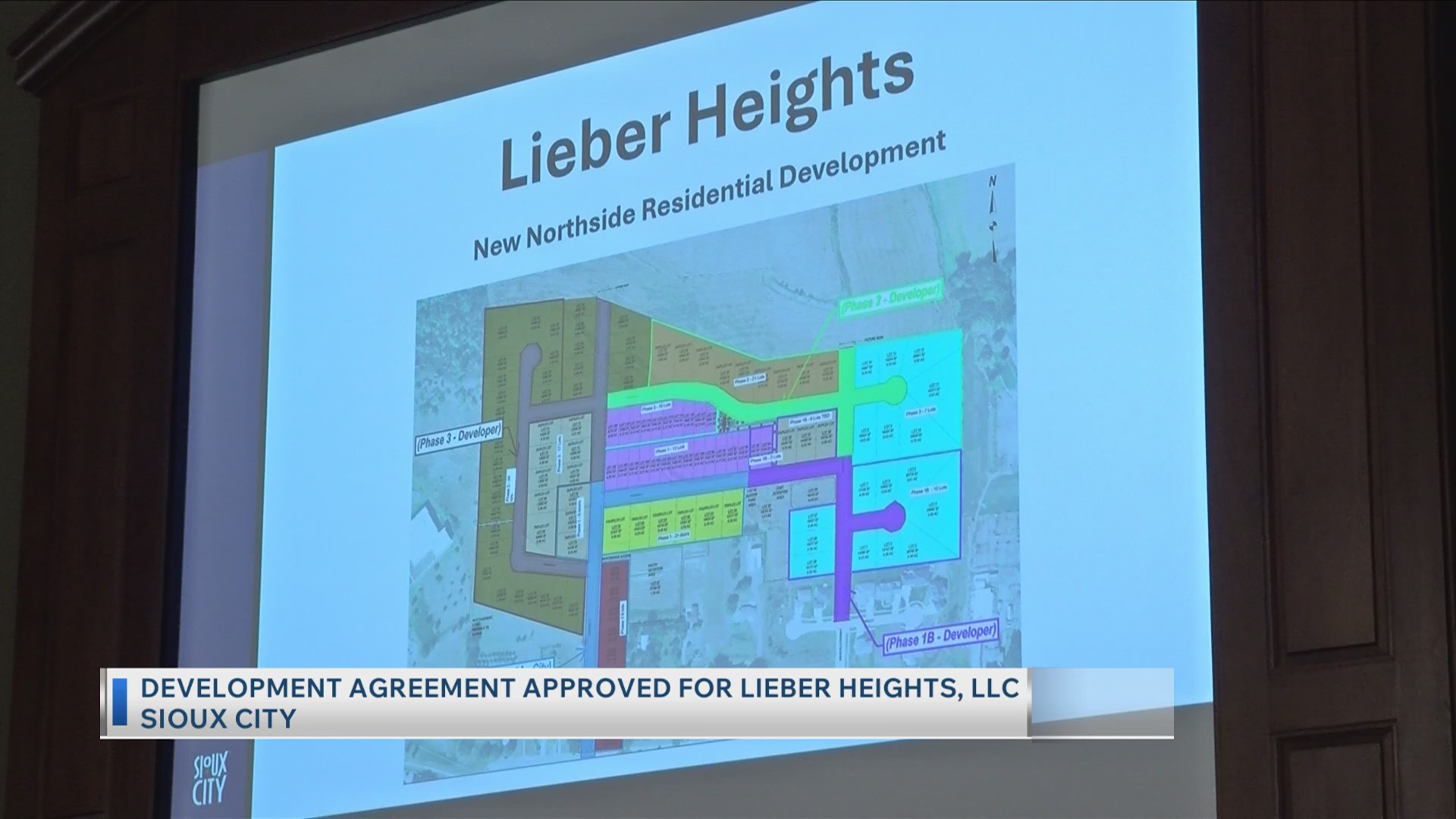 Development agreement for Lieber Heights, LLC