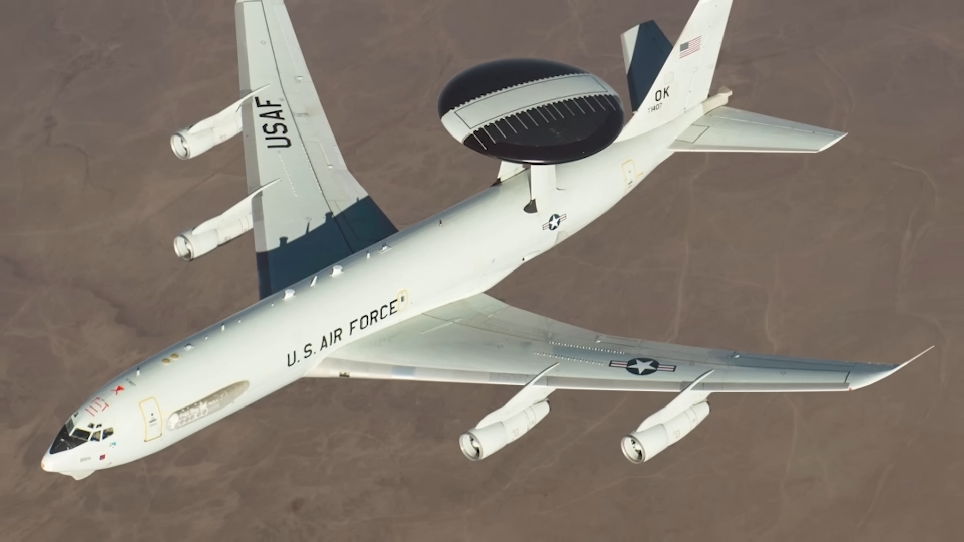 This radar jet sees the battlefield before anyone else