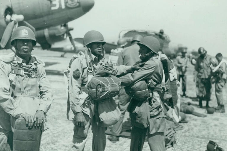 America’s first all-Black paratrooopers protected civilians in the US ...