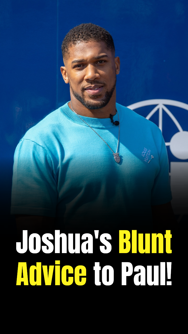Anthony Joshua sends blunt advice to Jake Paul on how to stay at the ...