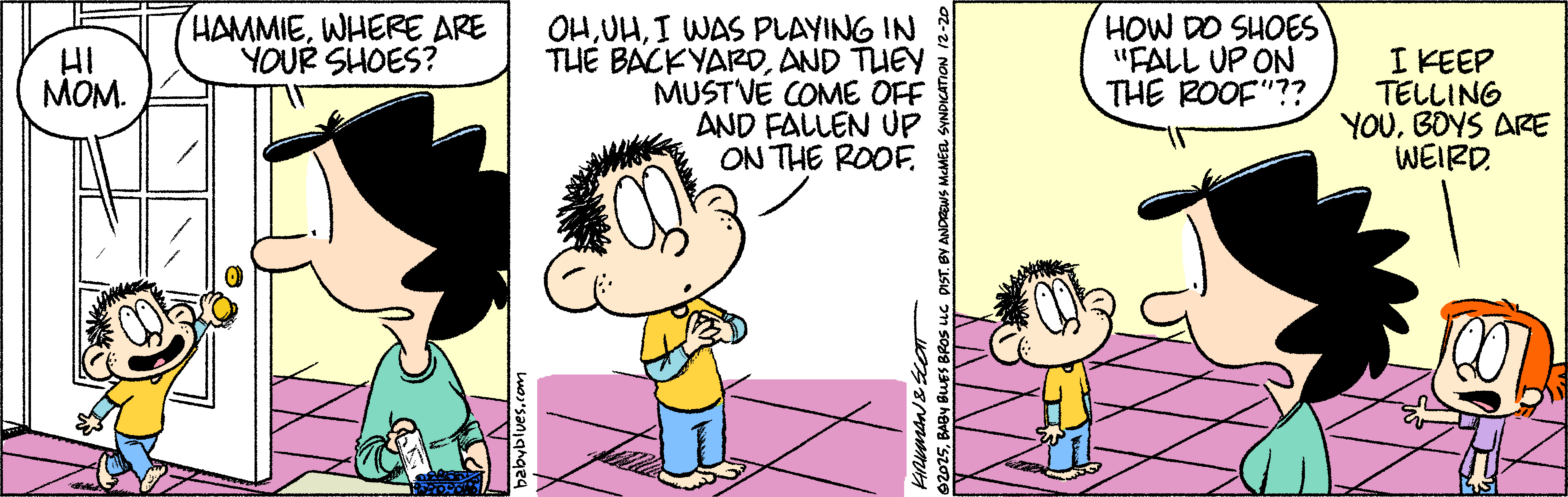 Baby Blues by Rick Kirkman and Jerry Scott