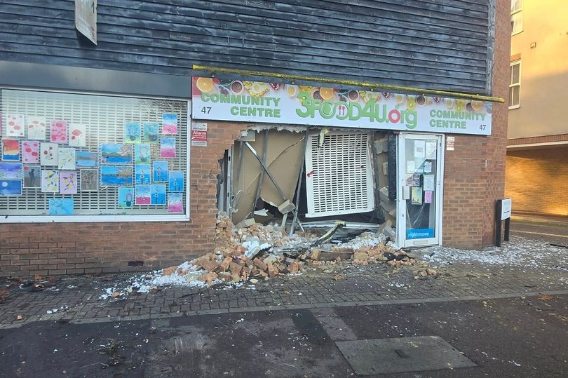 Charity forced to shut community hub after car crashes into building