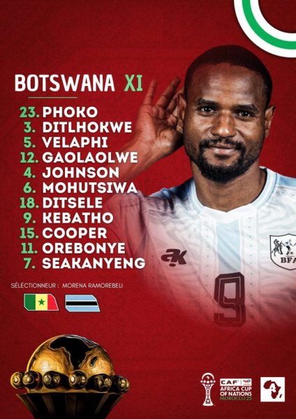 Sénégal vs Botswana – Official lineups: a PSG player on the bench