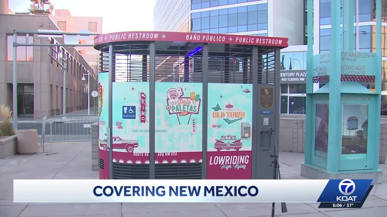 Albuquerque opens first public toilet at Civic Plaza