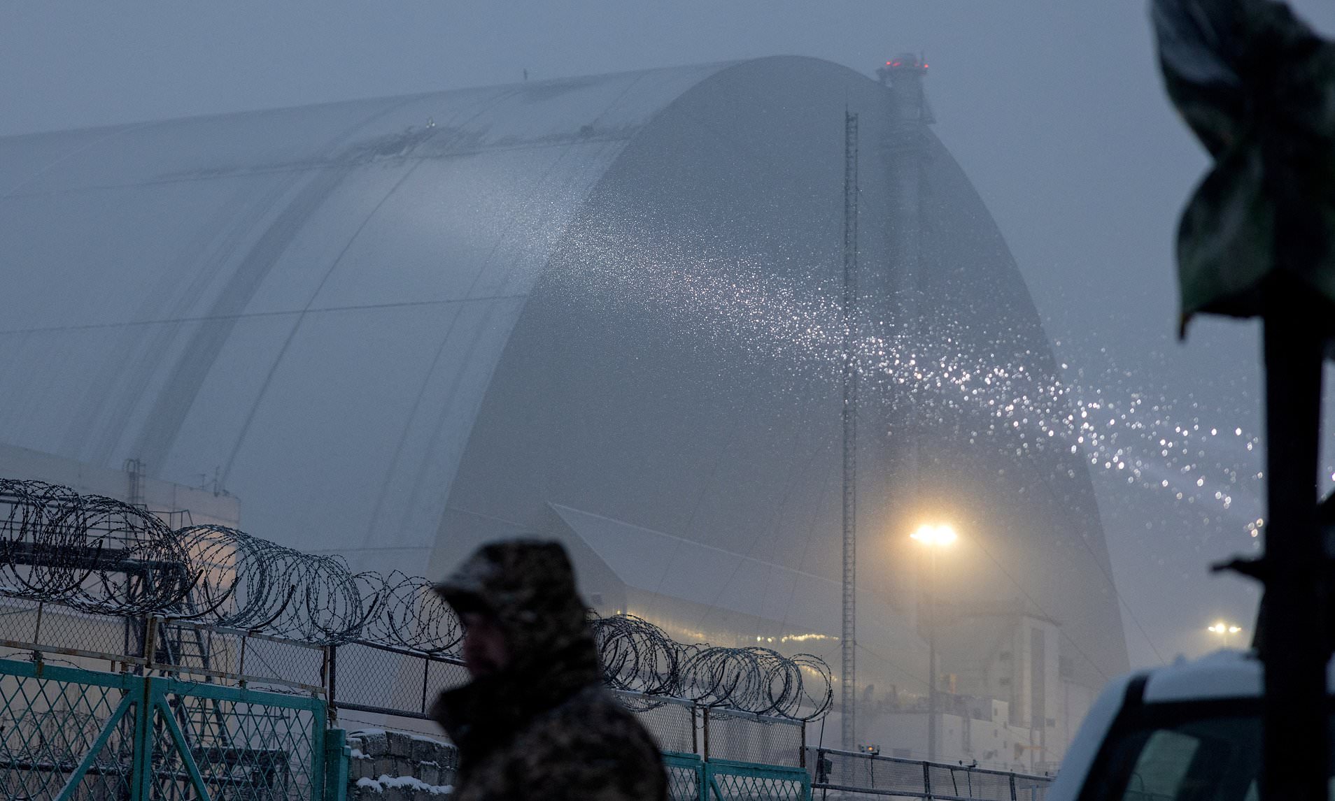 Warning Chernobyl nuclear plant radiation shield is at risk of collapse