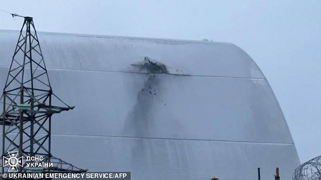 Warning Chernobyl nuclear plant radiation shield is at risk of collapse
