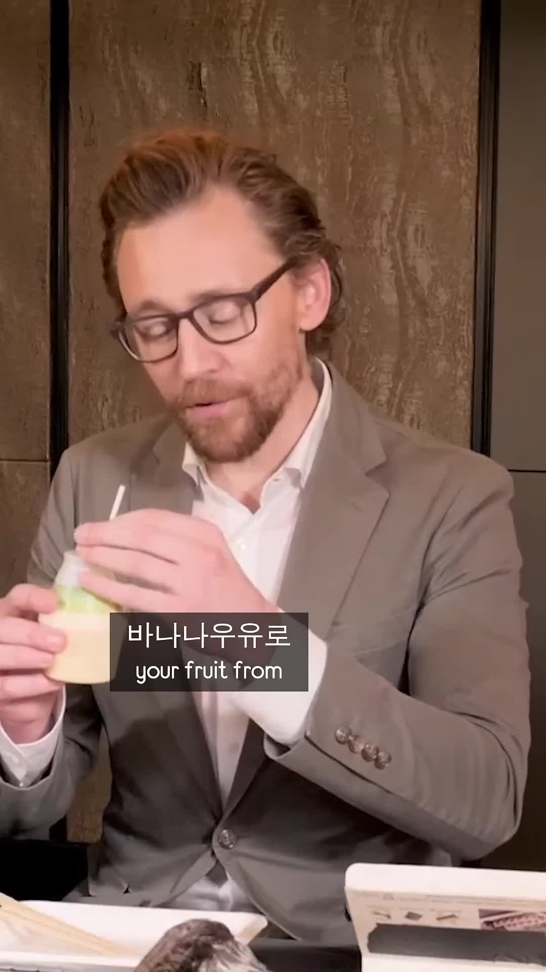 Avengers actors try Korean kimbap for the first time | Tom Holland ...