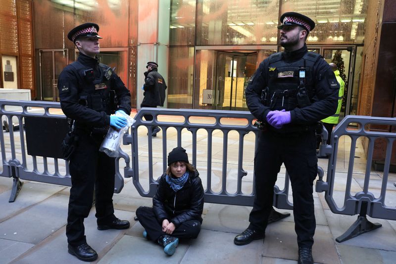 Greta Thunberg arrested at pro-Palestinian protest in London, campaign ...