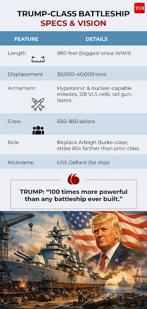 'Trump-class' gamble: Can the US Navy's 'golden fleet' deter China or ...