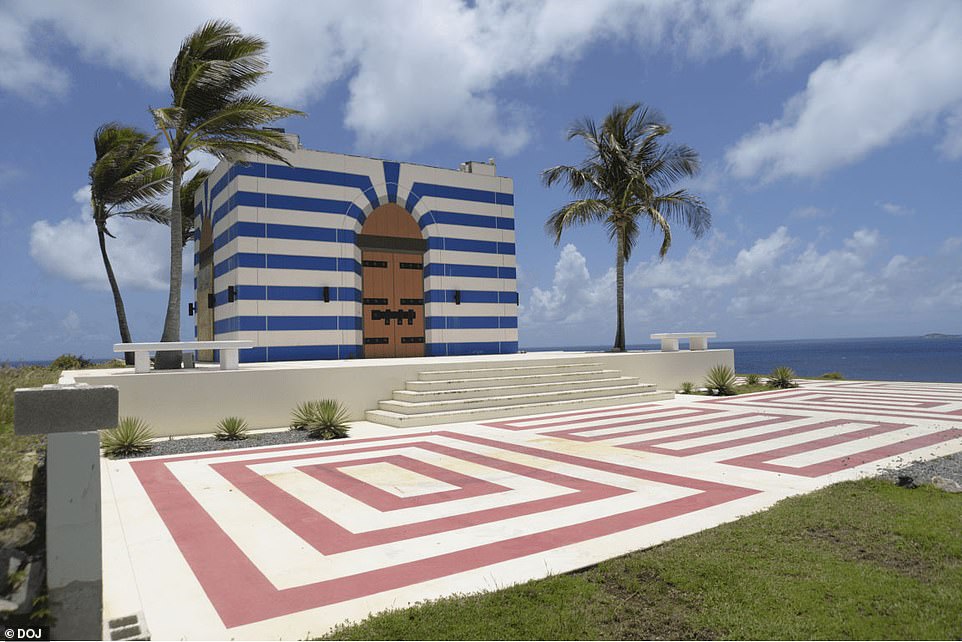 Inside Epstein's temple with dirty mattress and coded symbols
