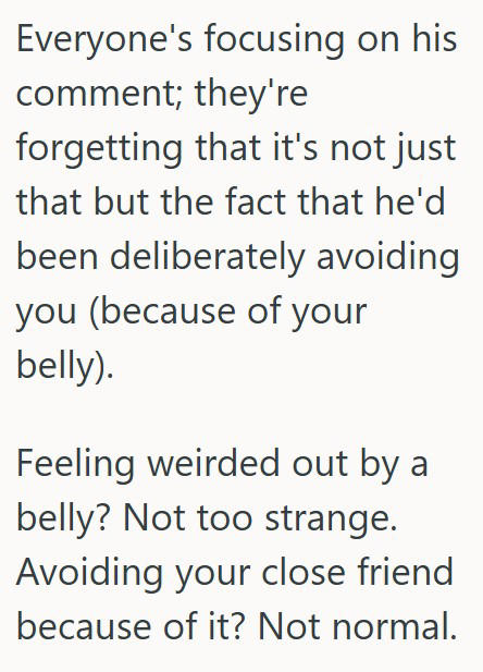 Pregnant woman’s BFF told her that her baby bump is gross, so she ...