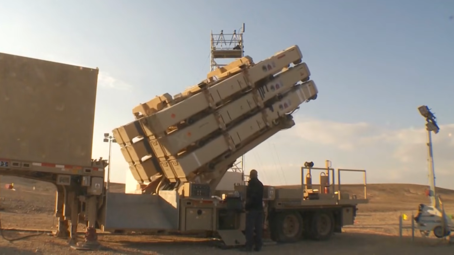 This Israeli missile does not explode - it just deletes the target