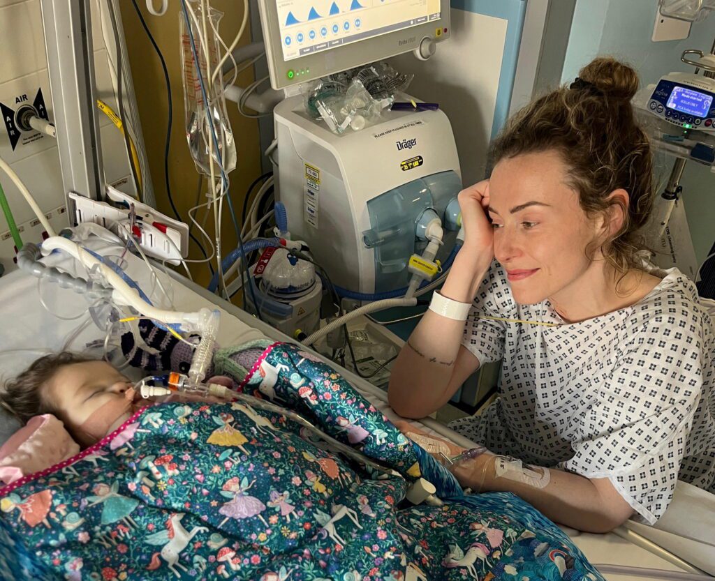 Girl, two, with rare condition saved by mum’s liver donation