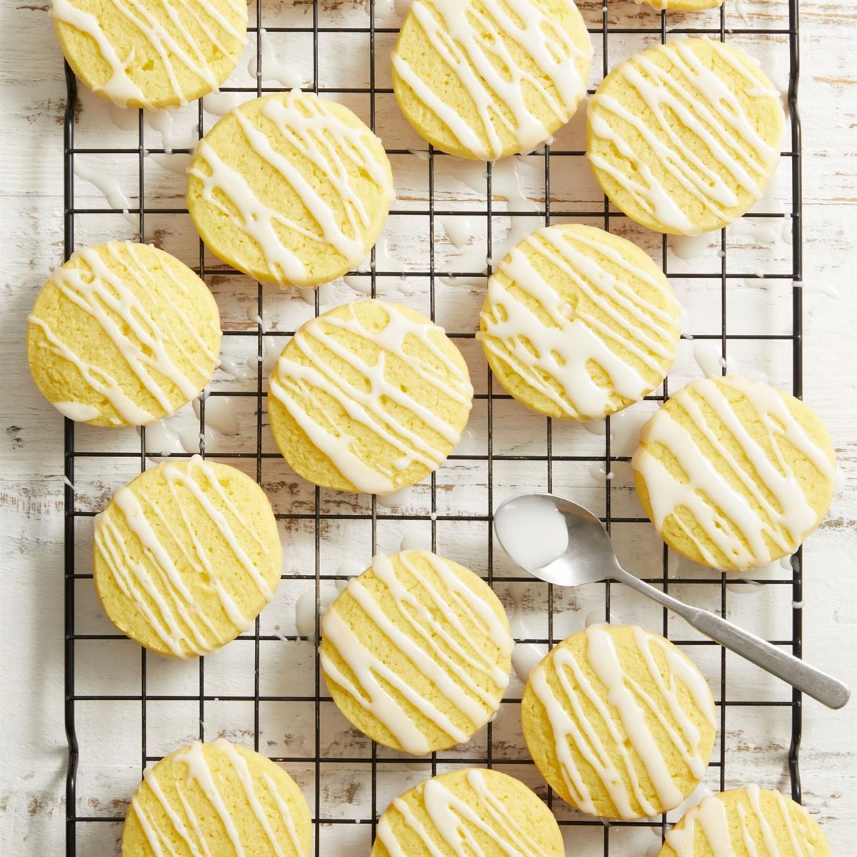Lemon pudding cookies