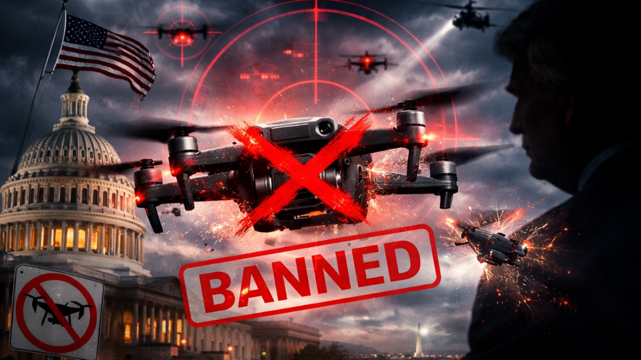FCC blocks DJI and Chinese drones from US market