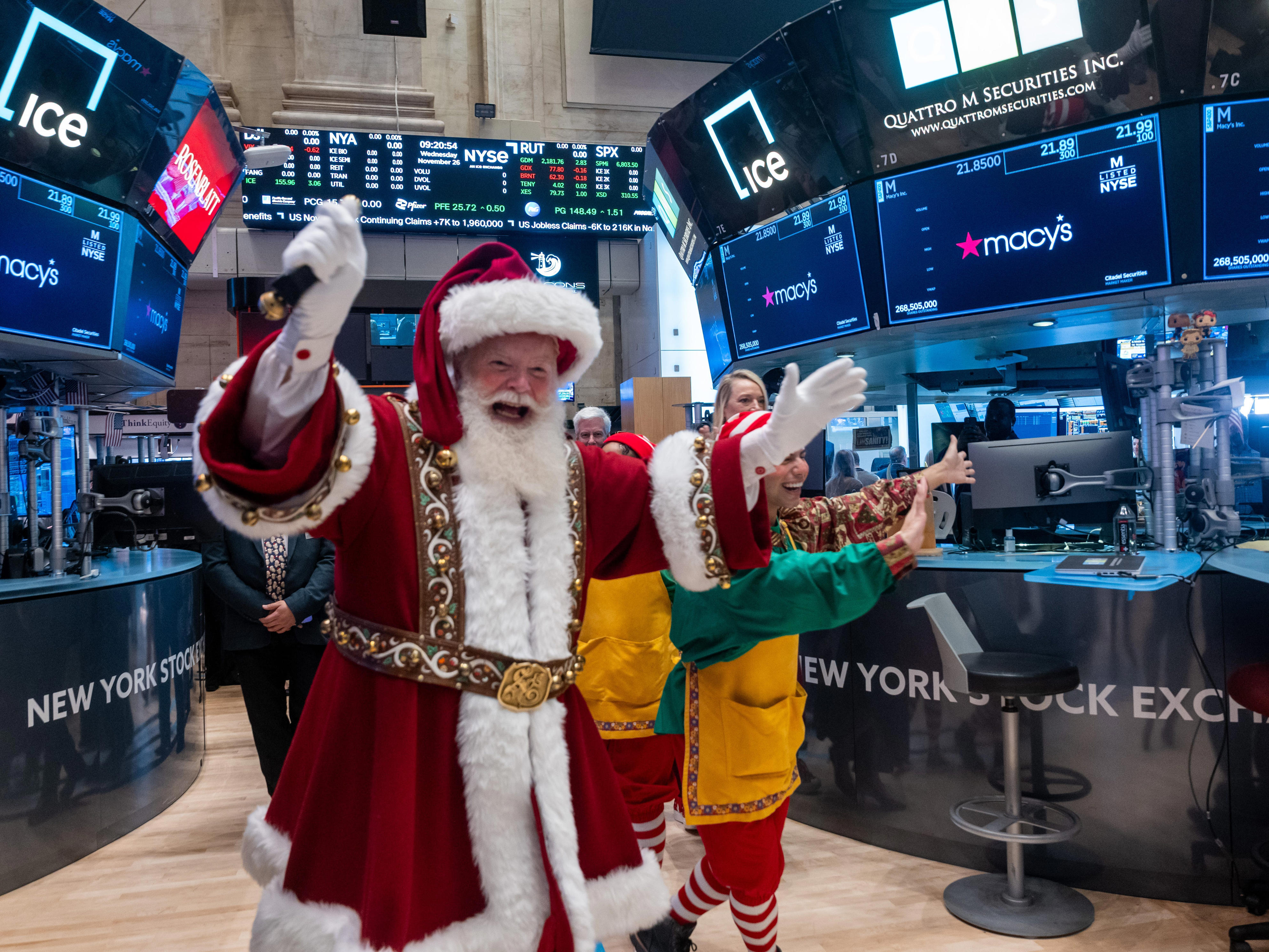 Investors are hoping for a Santa Claus rally. Here's what market pros ...