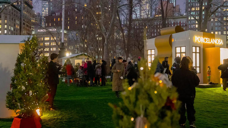 Porcelanosa celebra la Navidad en Nueva York con 'The Materialist Gift'