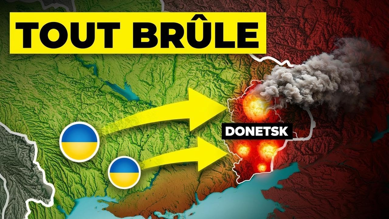 Donetsk en flammes : l’Ukraine repousse violemment l’assaut russe