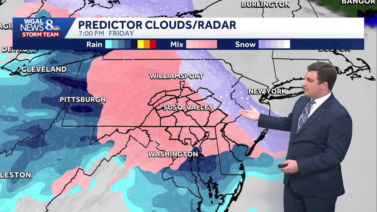 Next winter storm | Widespread wintry mix possible later this week