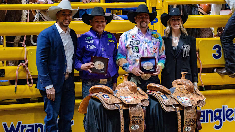 2025 team roping world champions accredit many for first career gold buckle