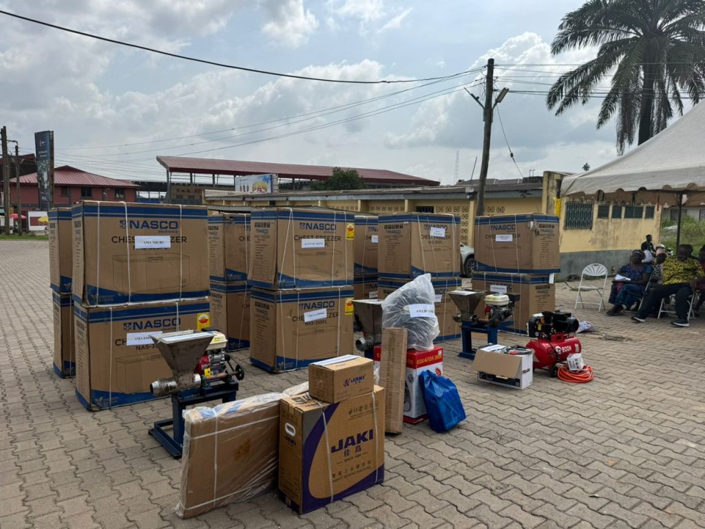 TNMA hands over working tools to persons with disabilities