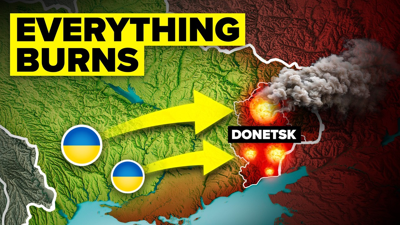 Everything burns in Donetsk… Ukraine annihilates Russia’s assault